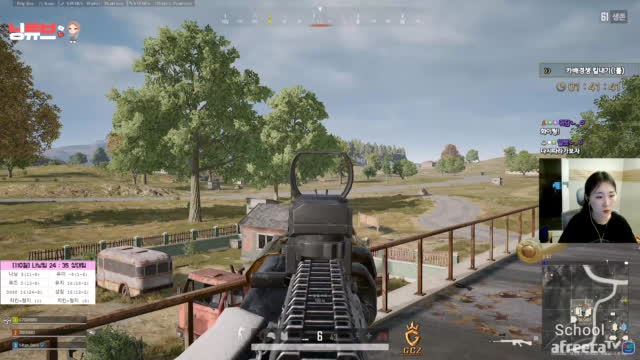 박나닝 DG98 뮤즈 VS 유이 유지 성장 각 4033 카배킬내깅 ㅋ_ㅋ 배틀그라운드 | 아프리카TV VOD