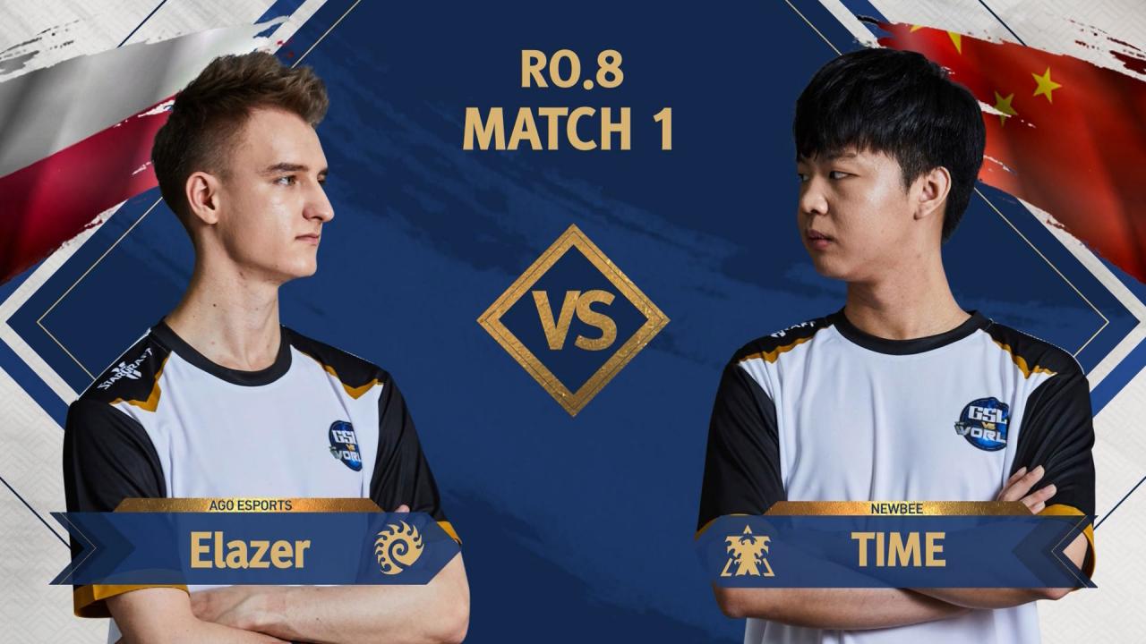 8강 1경기 Elazer vs TIME / 2019 GSL vs. THE WORLD | SOOP VOD