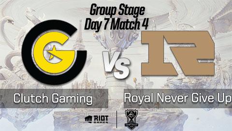 [CG vs RNG] 4경기 / 월드챔피언십 그룹 스테이지 7일차 | SOOP VOD