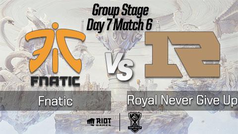 [FNC vs RNG] 6경기 / 월드챔피언십 그룹 스테이지 7일차 | SOOP VOD