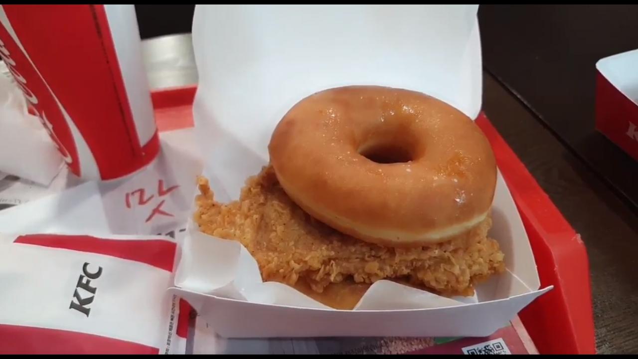 야킹전 kfc x 던킨 신상 햄버거 먹방 | SOOP VOD