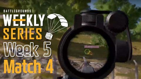 Week 5 Match 4 / 배틀그라운드 위클리 시리즈 Phase 1 | SOOP VOD
