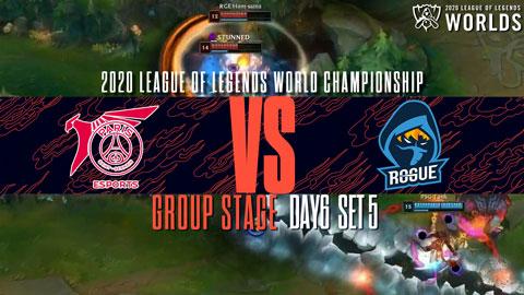 [PSG vs RGE] / 2020 LoL 월드 챔피언십 그룹 스테이지 DAY6 | SOOP VOD