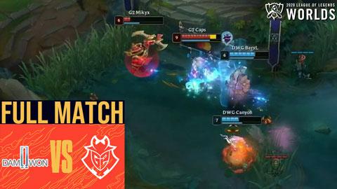 [DWG vs G2] 1세트 / 2020 LoL 월드 챔피언십 토너먼트 스테이지 4강 DAY1 | SOOP VOD
