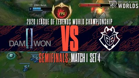 [DWG vs G2] 4세트 / 2020 LoL 월드 챔피언십 토너먼트 스테이지 4강 DAY1 | SOOP VOD
