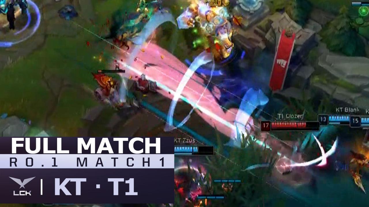 [KT vs T1] 전체보기 / 2021 LCK 스프링 | SOOP VOD