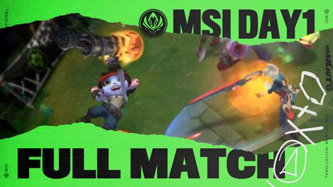 그룹스테이지 DAY1 전체보기 / 2021 MSI | SOOP VOD