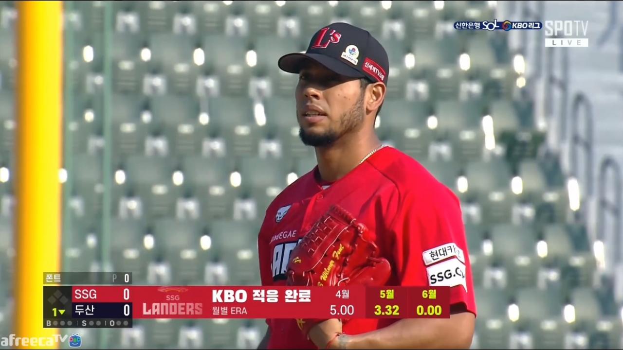 KBO리그 SSG:두산 LIVE 프로야구 인천ssg랜더스 신세계랜더스 폰트 선발 추신수 에스에스지 | SOOP VOD