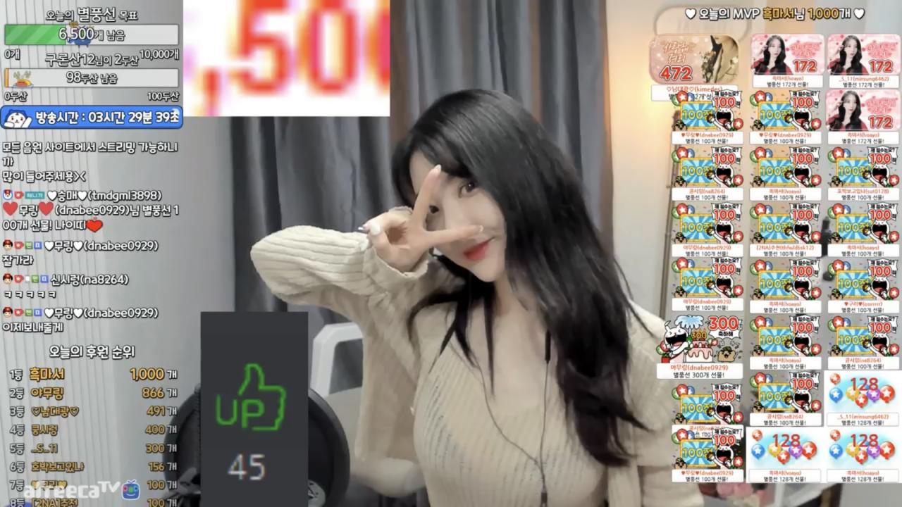 오늘도 개잘함 ㅇㅇ 노래여캠져리 (27) | SOOP VOD