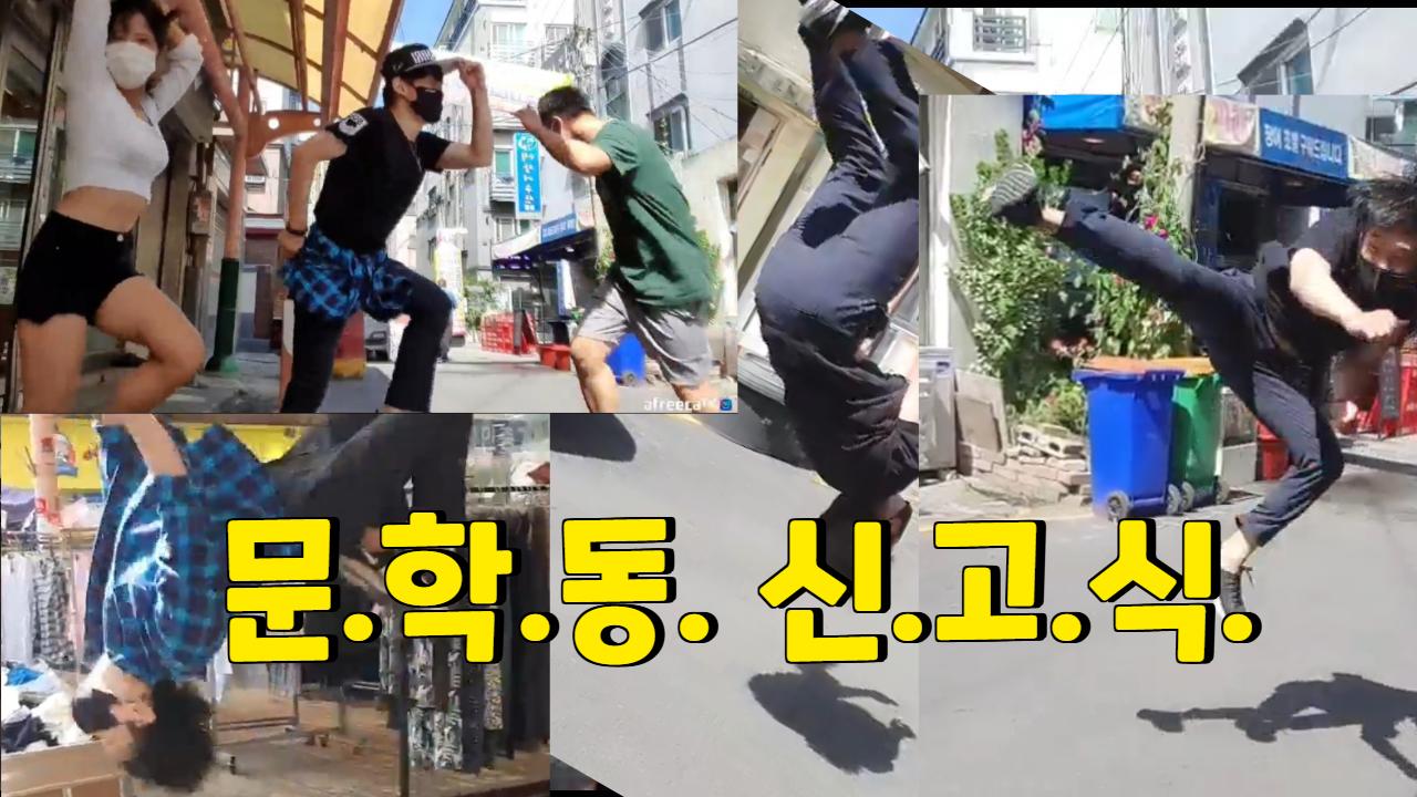 문학동2일차 Part2음비잡비 춤덤블링발차기 리액션을 배우다 X이새우배지터 시조새 아프리카tv Vod