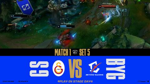 [GS vs BYG] 5세트 / 2021 LoL 월드챔피언십 플레이-인 스테이지 DAY4 | SOOP VOD