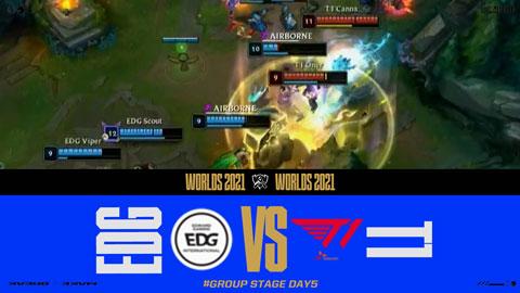 [EDG vs T1] / 2021 LoL 월드챔피언십 그룹 스테이지 DAY5 | SOOP VOD