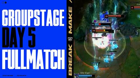 [DFM vs EDG] / 2021 LoL 월드챔피언십 그룹 스테이지 DAY5 | SOOP VOD