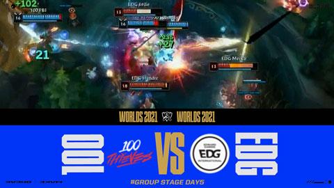 [100 vs EDG] / 2021 LoL 월드챔피언십 그룹 스테이지 DAY5 | SOOP VOD