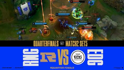 [RNG vs EDG] 5세트 / 2021 LoL 월드챔피언십 8강 2경기 | SOOP VOD