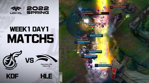 [KDF vs HLE] / 2022 LCK CL 스프링 | SOOP VOD