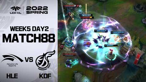 [HLE vs KDF] / 2022 LCK CL 스프링 | SOOP VOD