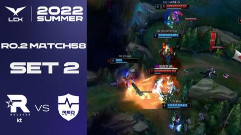[KT vs NS] 2세트 / 2022 LCK 서머 | SOOP VOD
