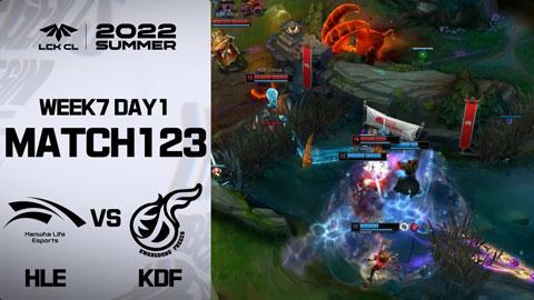 [HLE vs KDF] / 2022 LCK CL 서머 | SOOP VOD