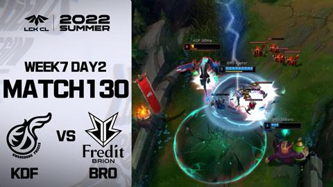 [KDF vs BRO] / 2022 LCK CL 서머 | SOOP VOD