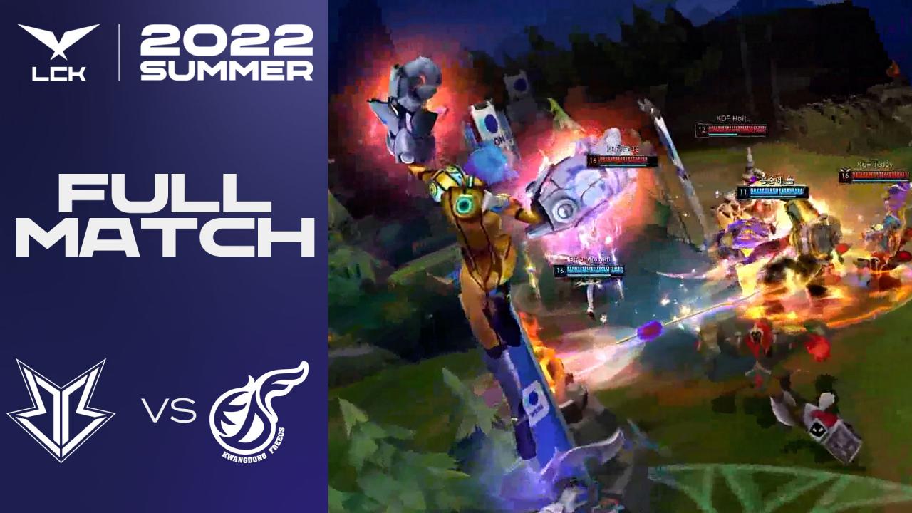 [BRO vs KDF] 전체보기 / 2022 LCK 서머 | SOOP VOD