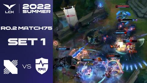 [DRX vs NS] 1세트 / 2022 LCK 서머 | SOOP VOD