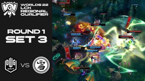 [DK vs LSB] 3세트 / 2022 LoL 월드 챔피언십 LCK 대표 선발전 | 아프리카TV VOD