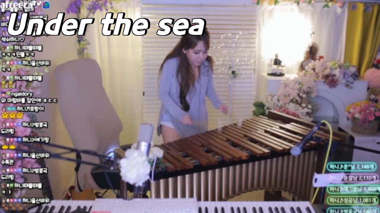 클립 노래하는하니 인어공주 Ost Under The Sea 마림바 아프리카tv Vod