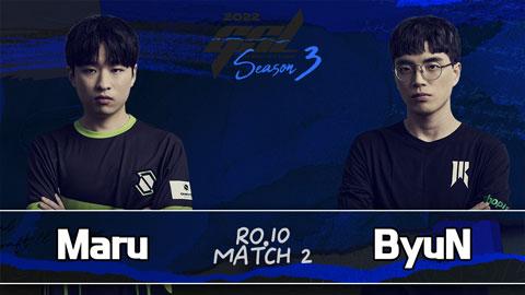 10강 B조 1주차 2경기 조성주 vs 변현우 / 2022 GSL 시즌3 코드S | SOOP VOD