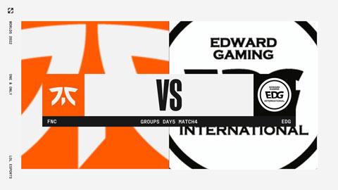 [FNC vs EDG] / 2022 LoL 월드챔피언십 그룹 스테이지 DAY5 | SOOP VOD