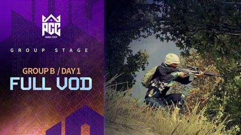 그룹 스테이지 B조 1일차 | PGC 2022 | SOOP VOD