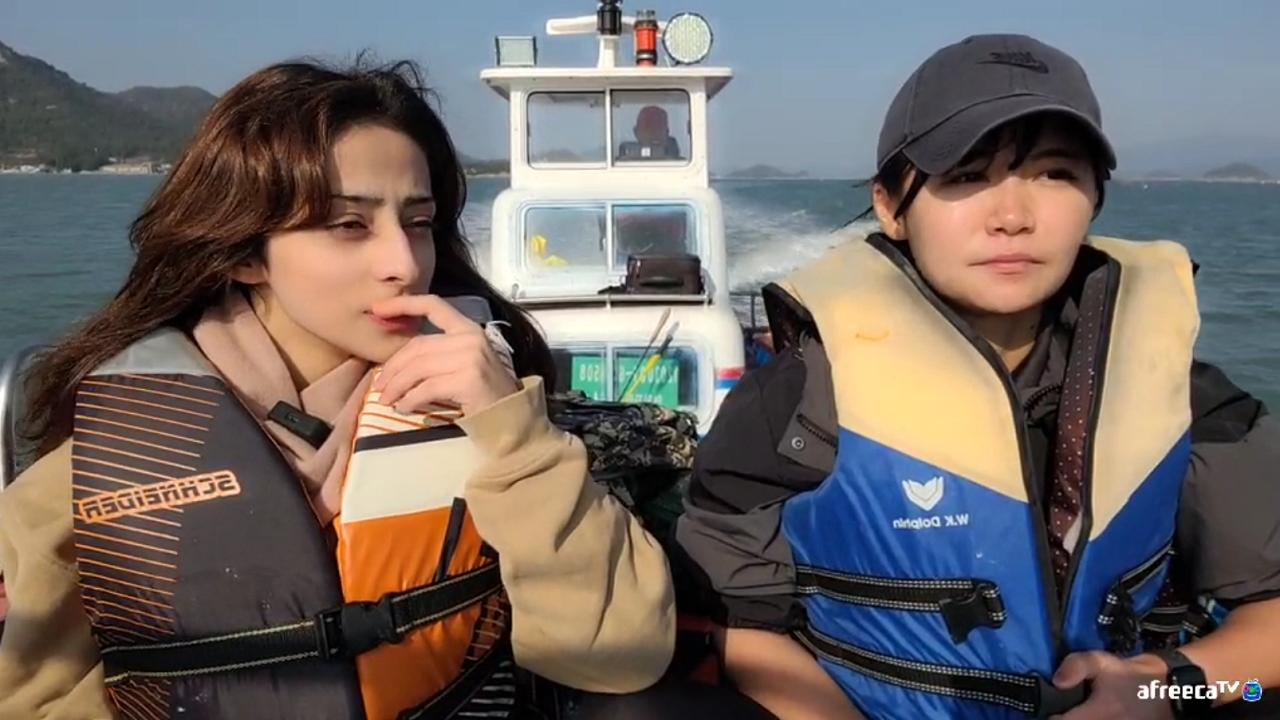 일본인BJ유이x나즈 한국 무인도 통채로 빌려서 서바이벌한다 | 아프리카TV VOD