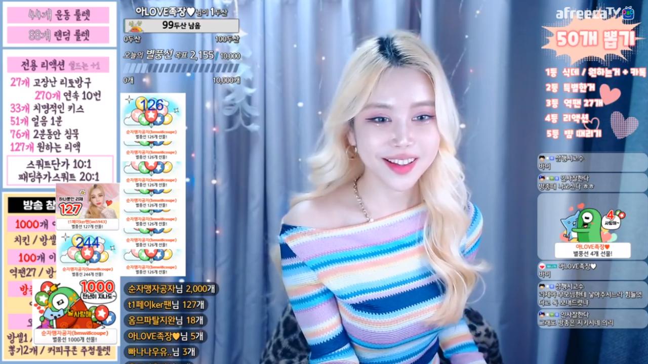 생일이라 술먹고옴ㅋㅋ 짧방♥ 고민상담패평패션평가혜자리액션50뽑기신입여캠 댄스소통연애상담 아프리카tv Vod