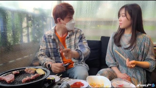 일본여행.하루카스옆 덴시바BBQ먹방 x미키ㅉ6 | SOOP VOD