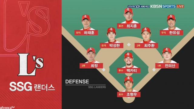 KBO리그 키움:SSG LIVE 프로야구 인천 에스에스지 랜더스 편파응원 | SOOP VOD