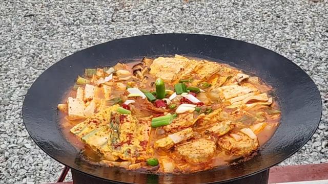 일 냈습니다 솥뚜껑 핵매운 묵은지 전찌개 가보자 전남 여수 순천 시골 먹방 쿡방 힐링 Soop Vod
