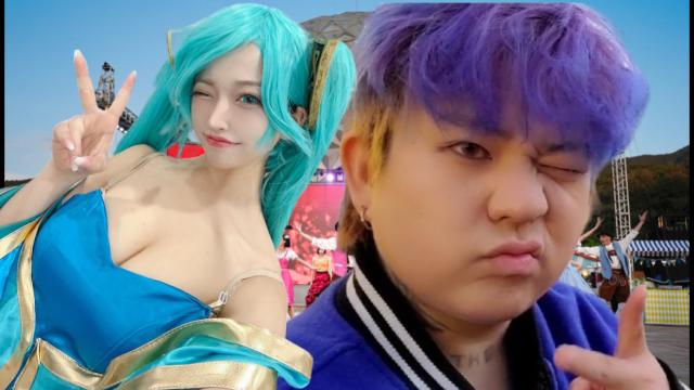 패션아티스트 블루 2023 서울랜드 오덕 코스프레 페스티벌 인터뷰 리액션큰손환영10개팬갑역팬맞즐맞팬맞추레전드