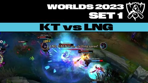 [KT vs LNG] 1세트 / 2023 월드 챔피언십 스위스 스테이지 | SOOP VOD