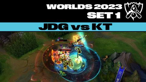 [JDG vs KT] 1세트 / 2023 월드 챔피언십 8강 | SOOP VOD