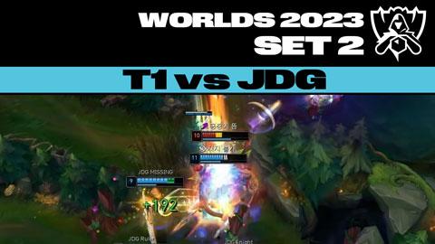 [T1 vs JDG] 2세트 / 2023 월드 챔피언십 4강 | SOOP VOD