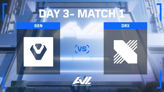 SEN vs DRX - 그룹스테이지 DAY3 / AVL 2023 | SOOP VOD