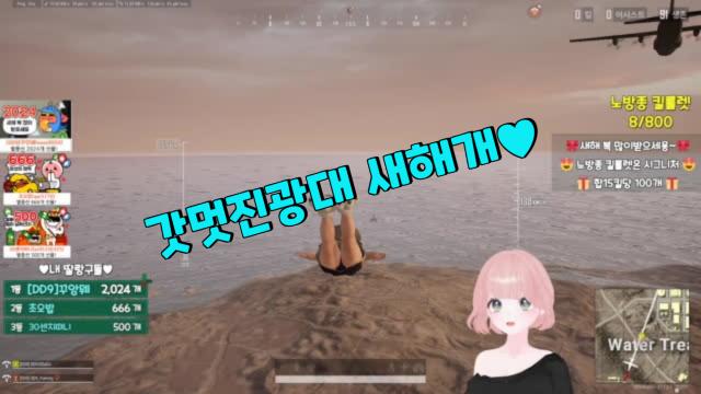 [배그1235]딸기♥ 울광대 명예의전당 2024개♥ | SOOP VOD