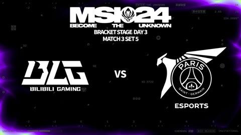 [BLG vs PSG] 3경기 5세트 / 2024 MSI 브래킷 스테이지 | SOOP VOD