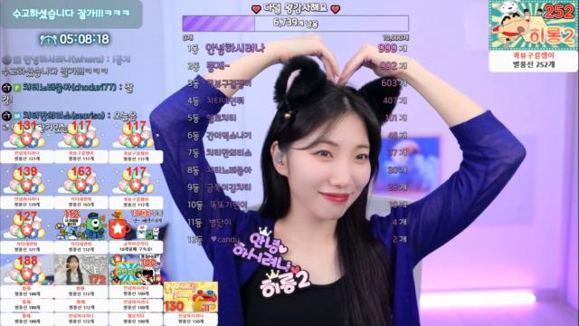 안녕옵빵 따랑해요 ️ 뿡재형 꼼마우요 ️ 히롱이 보구시퍼따 ️ 연튀 고맙댜이 ️ 베프 달콤업 ️ 거마워요 다들 ️ 아프리카