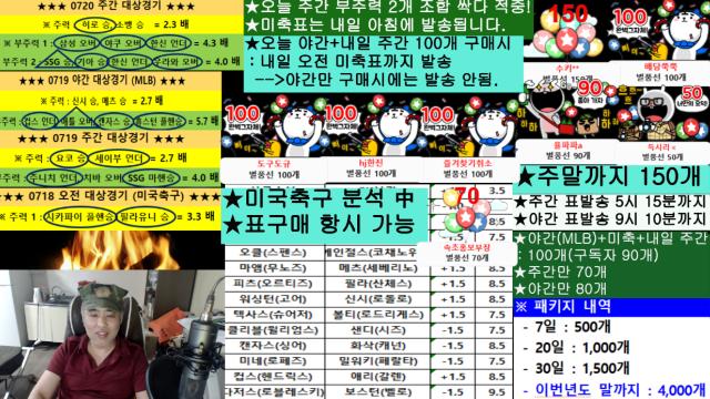 ★3연타 주간 43배 31배 적중 Mlb도 계속 연승 가봅시다미축분석★찹쌀의스포츠분석 해외축구전문 Mlb전문