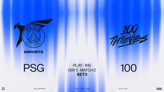 [PSG vs 100] 3세트 / 2024 월드 챔피언십 플레이-인 스테이지 | SOOP VOD
