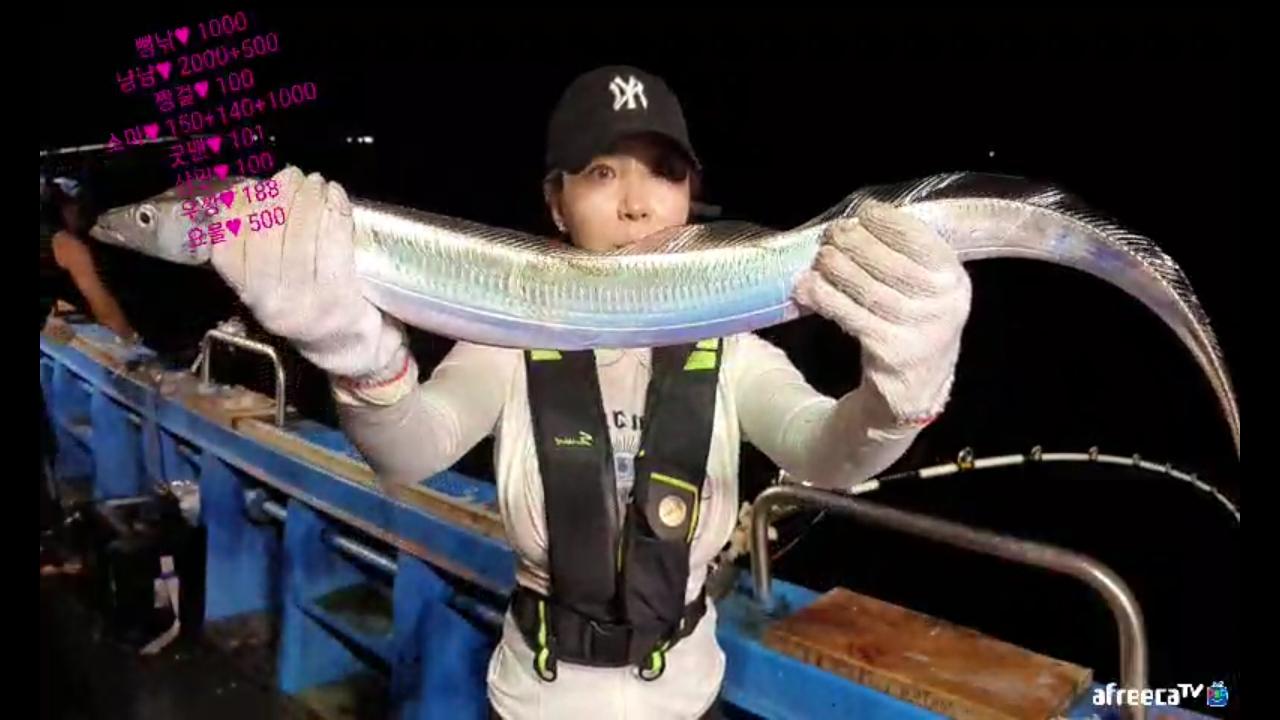 클립 🐠갈치31수🐟삼치4수🐡전갱이1수🐙선상 갈치낚시 명인님과 함께 제주 한달살기 13일차♥︎ 여행 캠핑 차박 낚시