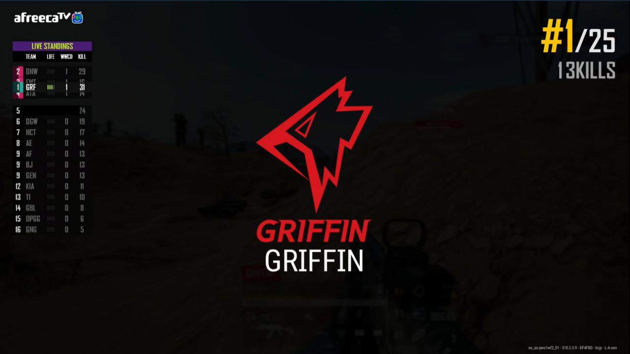 [클립][배그] PWS 페이즈1 위클리 파이널 2주 1일차 | SOOP VOD