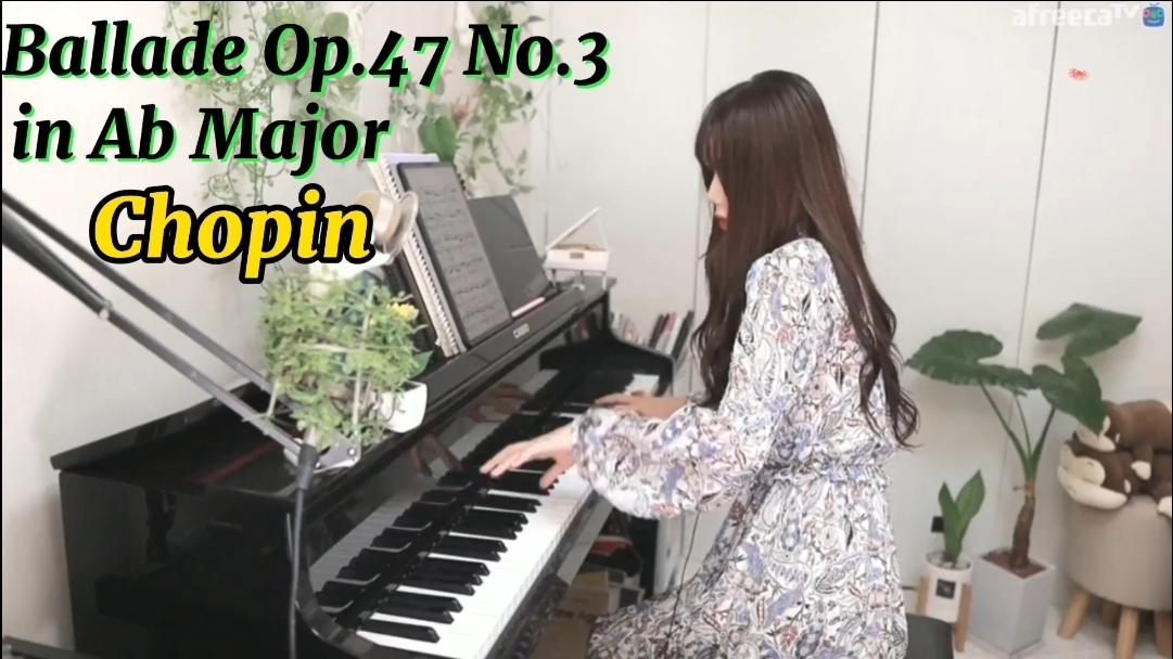 🎶루나별피아노🍂쇼팽 Ballade Op47 No3 In Ab Major 🍂유튜브 세레나피아노 구독 좋아요는 제작자의 힘이