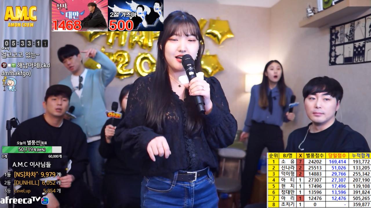거꾸로강을거슬러오르는저힘찬연어들처럼🎵 아리🎤 클립 Amc 서바이벌 7화 에이먼정대만덕이형신나라아티아리소유현지